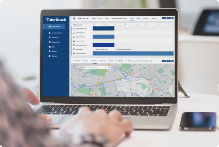 Demo - TillerStack Field Service Scheduling Software Homepage